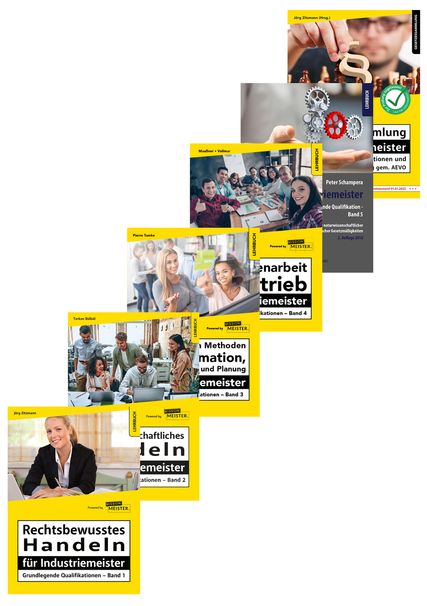 Bücherbundle Industriemeister - RBH, BWH, ZiB, MdP, NTG - GQ ...